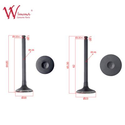 China Intake And Engine Exhaust Valve Motorcycle Parts ISO9001 TD150GAA for sale