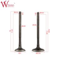 China Intake And Exhaust Valve CGX125SHC Motorcycle Engine Parts Class A for sale
