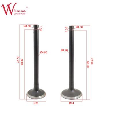 China Intake Exhaust Valve For Motorcycle Engine Three Wheel GD115 for sale