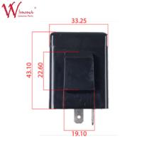 China Motorcycle Electrical Flasher Chinese Manufacturer 2-Pin Plastic for sale