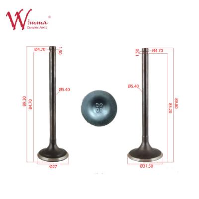 China Intake Engine Exhaust Valve Set Chinese Motorcycle Engine Parts CHIEF for sale