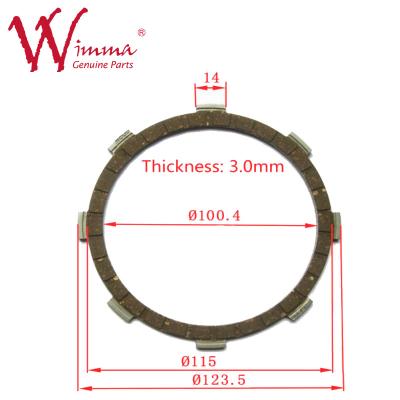 China Rubber Cork Clutch Plate Friction DIsc High Performance  Pulsar Motorcycle Engine Parts 200NS for sale