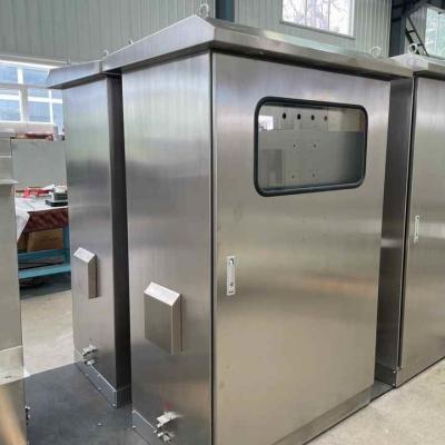 China Square Waterproof Stainless Steel Electrical Box Outdoor Metal Electrical Junction Box for sale