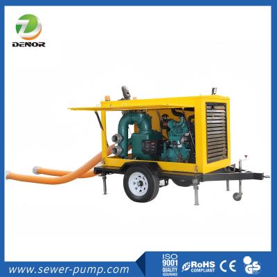 China Large Capacity Diesel Pump Truck For Natural Disaster Relief And Sewage Treatment for sale