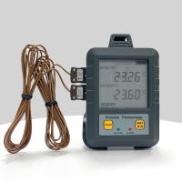 China Customizable Dual Channel Temperature Testing Thermometer for Portable Warehouse Building for sale