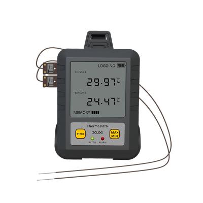 China Dual Channel RTD Data Logger for -80-400 C Degree Temperature Monitoring in Storage for sale