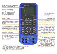 China Multifunction Process Calibrator 754 Replacement Handheld Tester with 24V Loop Power for sale