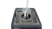China OEM Supported Portable 33-350 Degree Touch Screen Temperature Gauge Bath Calibration Dry Well Block Calibrator for sale