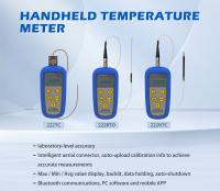 China NTC Thermometer Zhice-elec 222NTC Accurate 0.02 C Handheld Precision Single Channel for sale