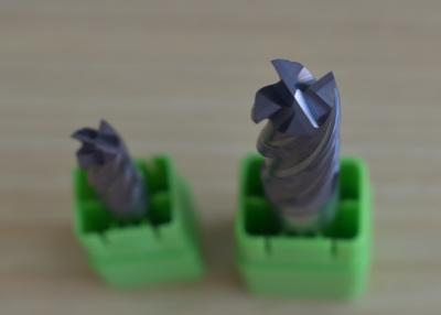 China Flat 4 Flute HRC 55 Degree Solid Carbide End Mill for sale