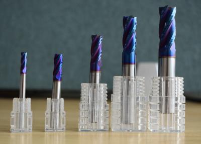China Metal Working Tool HRC65 0.2μM Corner Radius End Mill for sale