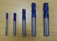 China Metal Working Tool HRC65 0.2μM Corner Radius End Mill for sale