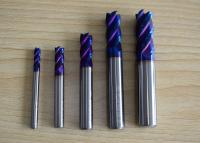 China 0.2μM HRC 65 Flat End Mill Cutter For Cutting Tools Machining for sale