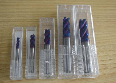 China 0.2μM HRC 65 Flat End Mill Cutter For Cutting Tools Machining for sale