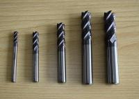 China Carbide TiCXSiN Coating 0.6μM Flat End Mill Cutter for sale