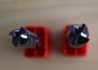 China Carbide TiCXSiN Coating 0.6μM Flat End Mill Cutter for sale