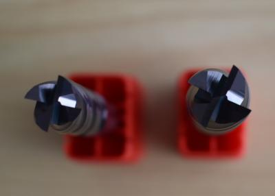 China Carbide TiCXSiN Coating 0.6μM Flat End Mill Cutter for sale