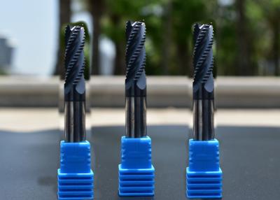 China Flat Bottom 12mm Roughing End Mill NaCo Coating for sale