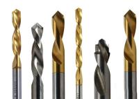 China Wood Drilling 0.20mm Tisin Coating Left Hand Carbide Drill Bits for sale