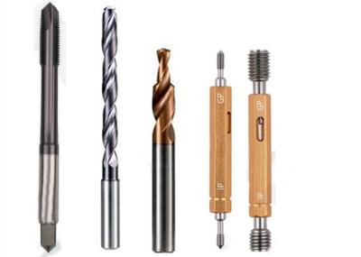 China Straight Flute ALSIN Coating M8×1.25 Tap Drill Bit Set Thread Tapping Set for sale