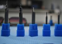 China No Coating 3mm 6mm Tungsten Carbide End Mill For Optical Lens for sale