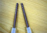 China Carbide end mills for carbon fiber, Milling cutter for composite materials, Aerospace end mills for sale