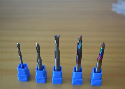 China Wood cutting end mills down cut, CNC router bits for making holes, down cut carbide cutters for furnature industry. for sale