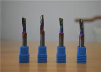 China Mirror Polished Single Flute Carbide End Mills For Wood Cutting for sale