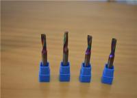China Mirror Polished Single Flute Carbide End Mills For Wood Cutting for sale