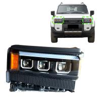 China LED Headlight for 2025 Toyota Land Cruiser Prado LC250 Three-Eye Reference Number 81145-60S61 81110-60S60 for sale