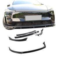 China High Performance 5-Piece Front Lip Splitter for Tesla Model Y Juniper 2025 ABS Front Bumper Spoiler for sale