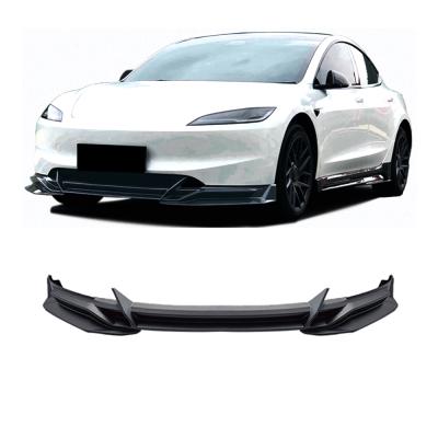 China Front Lip Spoiler for Tesla Model 3 Highland 2024 ABS Plastic for sale