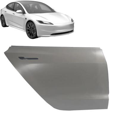 China Aluminum Rear Door Fits for Tesla Model 3 2017-2023 Reference Number 1081441-E0-C for sale