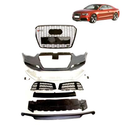 China Complete RS5 Performance Front Bumper Kit Compatible with OE 8T0-807-065-J-GRU for 2013 Audi RS5 B8 for sale