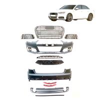 China Complete S-Line Sport Front Bumper Kit Compatible with OE 8W0807065EGRU for 2016 Audi A4 B9 for sale