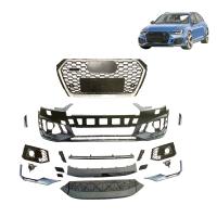 China Complete Wide-Body RS4 Performance Front Bumper Kit Compatible with OE 8W0807065RSGRU for 2016 Audi RS4 B9 Avant for sale