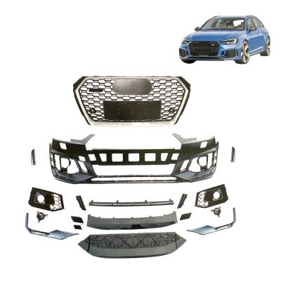 China Complete Wide-Body RS4 Performance Front Bumper Kit Compatible with OE 8W0807065RSGRU for 2016 Audi RS4 B9 Avant for sale