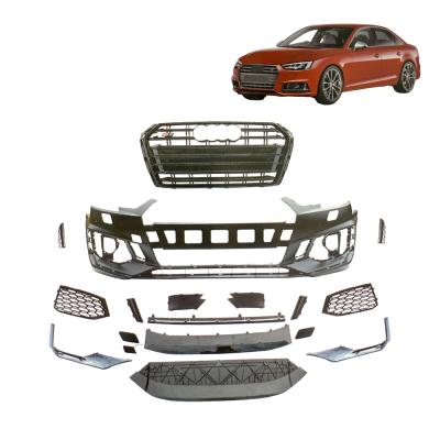China Complete S4 Performance Front Bumper Kit Compatible with OE 8W0807065SGRU for 2016 Audi S4 B9 for sale