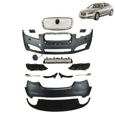China Complete Base Front Bumper Assembly Kit OE C2Z13208XXX-A for 2012-2015 Jaguar XF X250 Facelif for sale