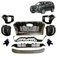 China 86512-S8000 86350-S8000 Full Front Bumper Assembly Kit Fit Hyundai Palisade 2020-2022 Base Trim Aftermarket Primed Bumper Cover Complete Replacement Set for sale
