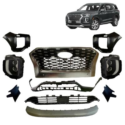 China 86512-S8000 86350-S8000 Full Front Bumper Assembly Kit Fit Hyundai Palisade 2020-2022 Base Trim Aftermarket Primed Bumper Cover Complete Replacement Set for sale
