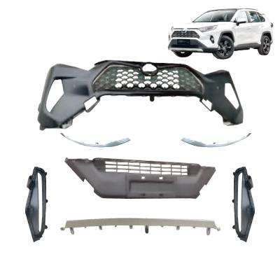 China 52119-0R919 Full Front Bumper Assembly Kit Fit Toyota RAV4 XA50 2019-2024 LE Trim Aftermarket Primed Front Bumper Cover Complete Replacement Set for sale