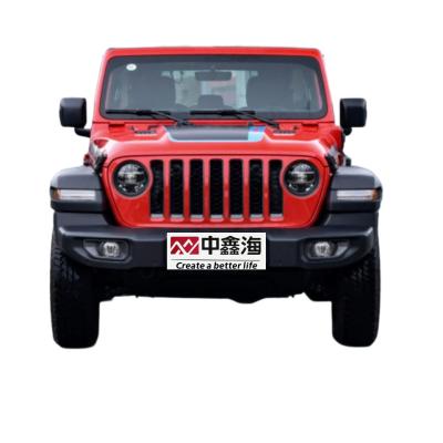 China Jeep WranglerLong range new electric vehicle 5 door 5 seat SUV 2022 2.0T 4xe Sahara fluorescent red edition used car Hot Selling for sale