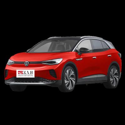 China Energy Electric Car The Cheapest Spot 2022 ID4 CROZZ Pro New Id.4 High Speed Suv with Sunroof Used New LED Camera Leather VW 80 for sale