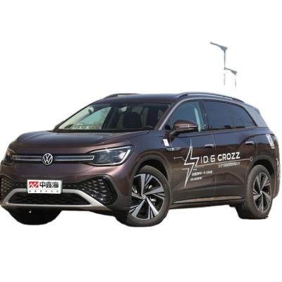 China Year-end promotion VW ID. 6 Crozz PRO 601KM battery life pure electric charging car for adults wholesale price Fast delivery for sale