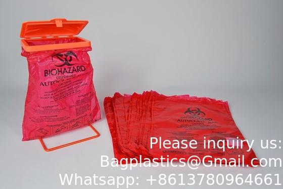 China Scientific Steel Wire Biohazard Bag Holder, Epoxy Coated, Standard-Sized Poxygrid Biohazard Bag Holder Kit