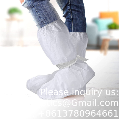 China Wholesale Thickened Boot Cover Disposable Long Sleeve Leg Cover PE PP CPE Disposable Waterproof Calf Leg Cast Covers