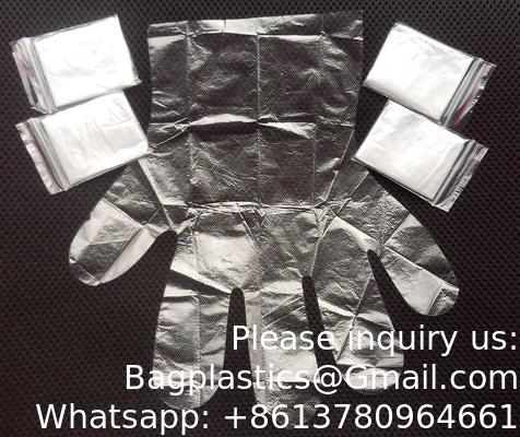 China Multipurpose Individual Folded gloves foding gloves Pack Disposable Pe Gloves Clear Food Grade Biodegradable Gloves