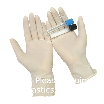 China Skin Color Latex Gloves Powdered Examination Gloves Disposable For Cleanroom Household Use Wholesale
