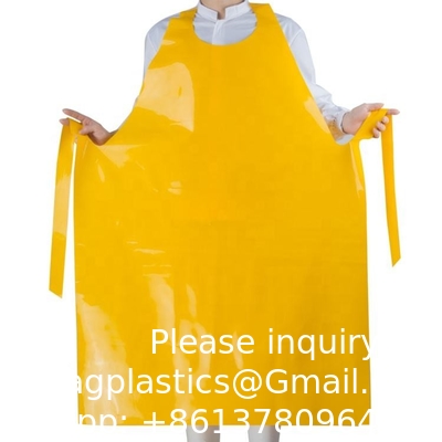 China Waterproof Butcher Pvc Apron Heavy Duty Pvc Working Apron Workwear Waterproof Apron, Dishes Washing Kitchen Cooking